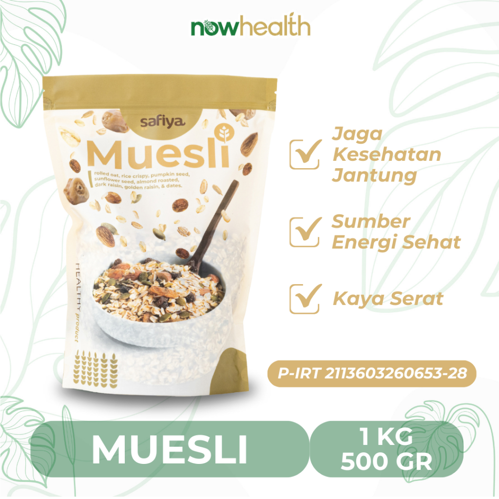 Jual Muesli Original Safiya 1 kg Dried Fruit with Almond Healthy Food ...