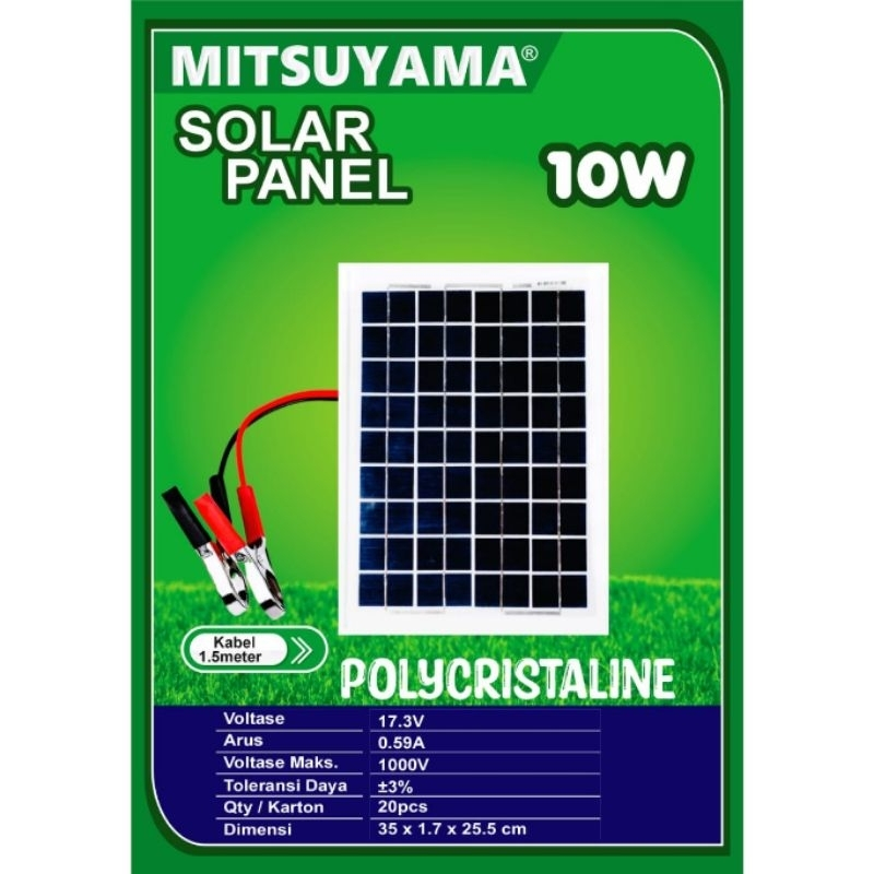 Jual Solar Cell / Panel Surya / Poly Solar Panel 10WP (Watt peak ...