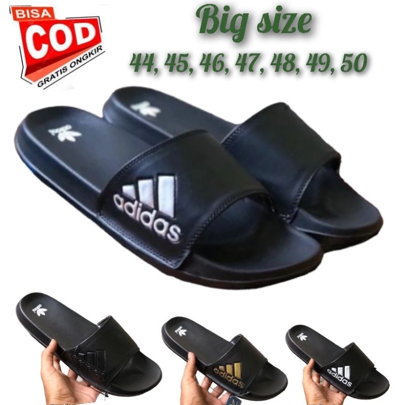 Jual Sandal Selop BIG SIZE Sendal Selop Casual Pria Sandal Slide Pria ...