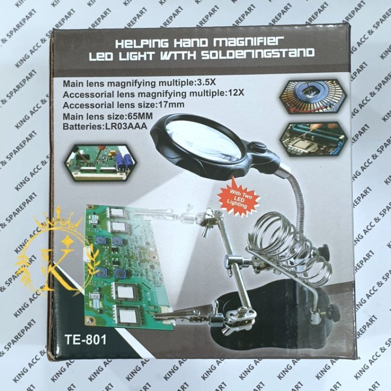 Jual TOOLS PENJEPIT PCB PLUS DUDUKAN SOLDER PLUS KACA PEMBESAR PLUS ...