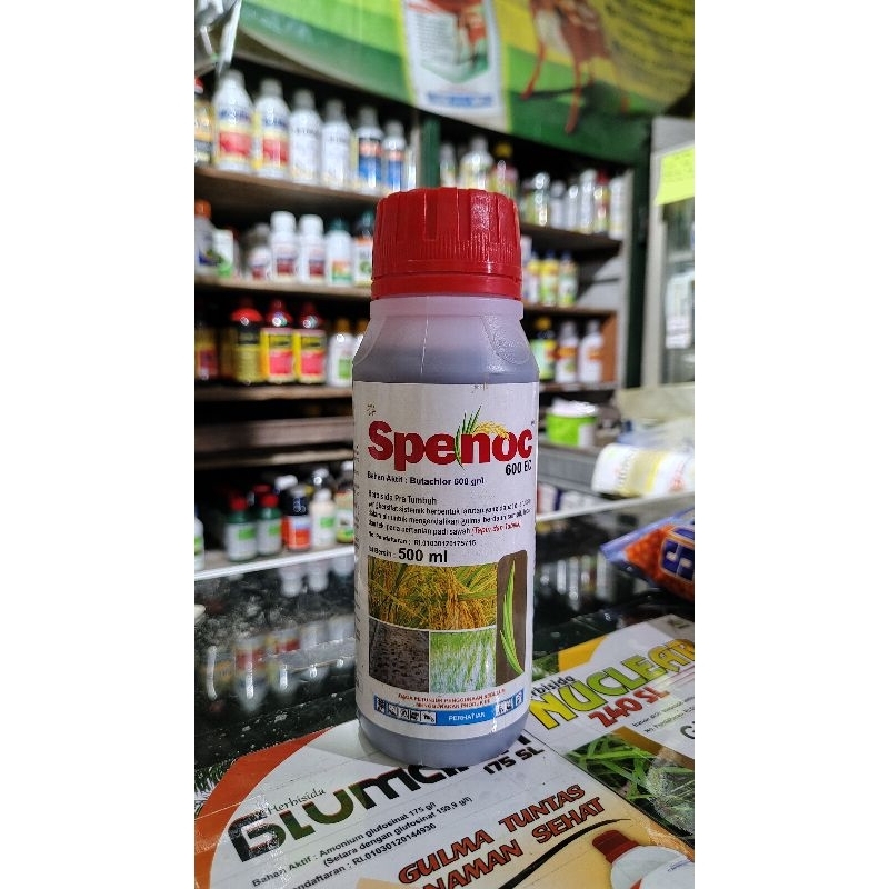 Jual HERBISIDA SPENOC 600EC kemasan (500ml) untuk tanaman padi Bahan ...