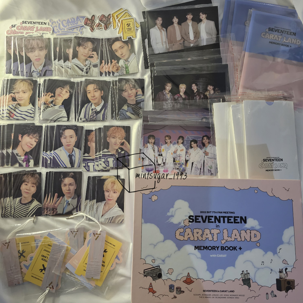 Jual [ READY STOCK ] [ INCLUDE PACKING ] SHARING SEVENTEEN CARATLAND 2023 MEMORY BOOK DIGICODE ...