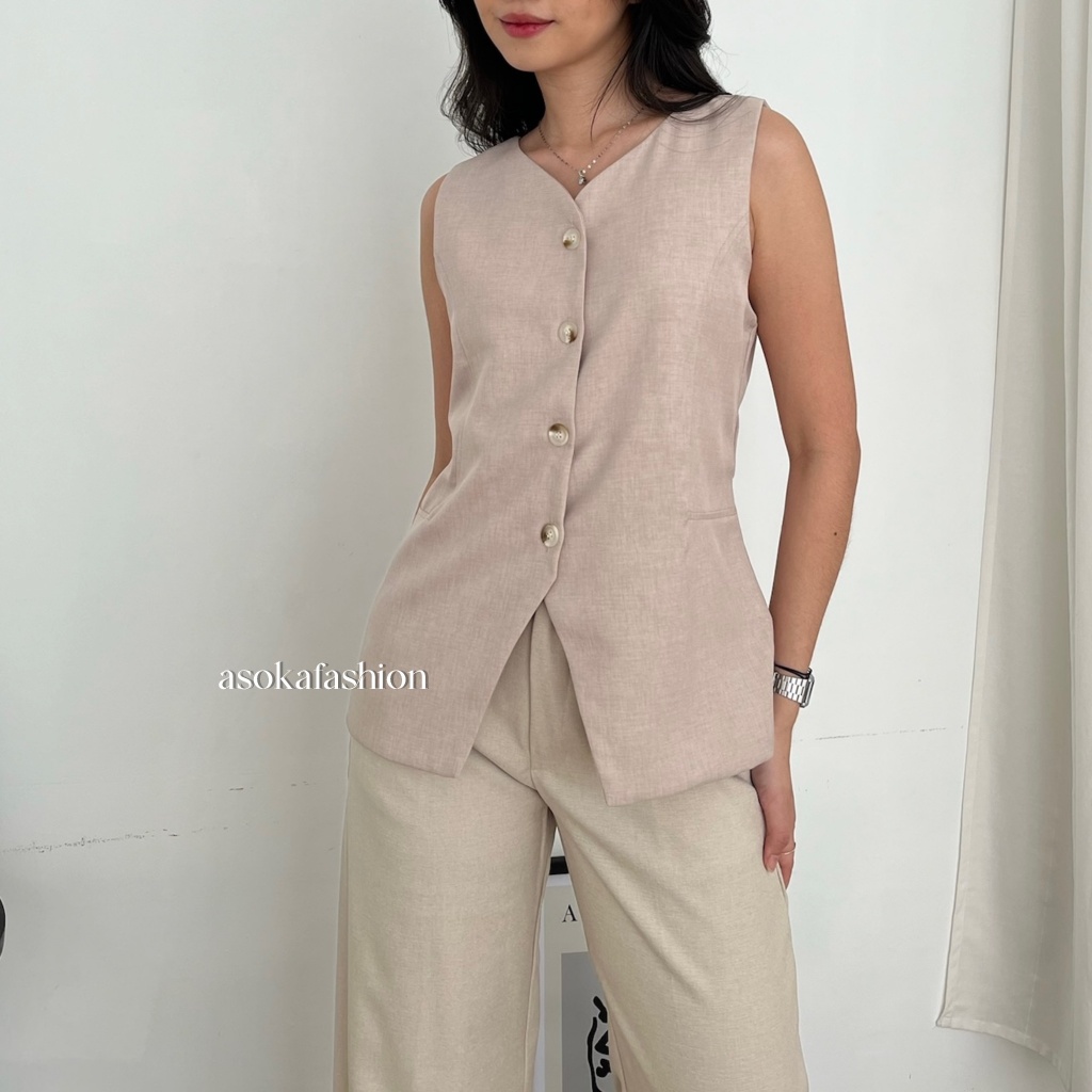 Jual ASOKA Hanni Vest 740 - Atasan Wanita Vest Reguller - Rompi ...