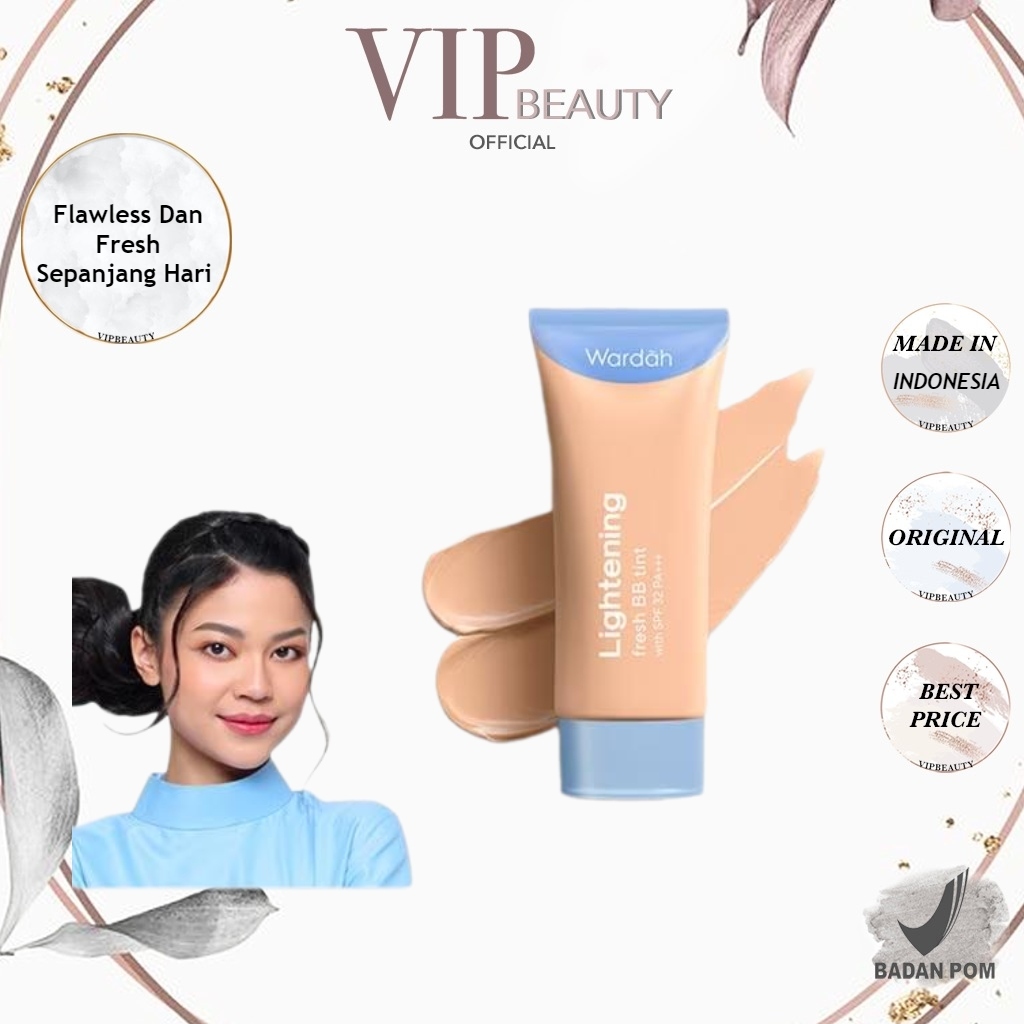 Jual WARDAH Lightening Fresh BB Tint 15ml / 30ml - Base Makeup Super Ringan | Shopee Indonesia