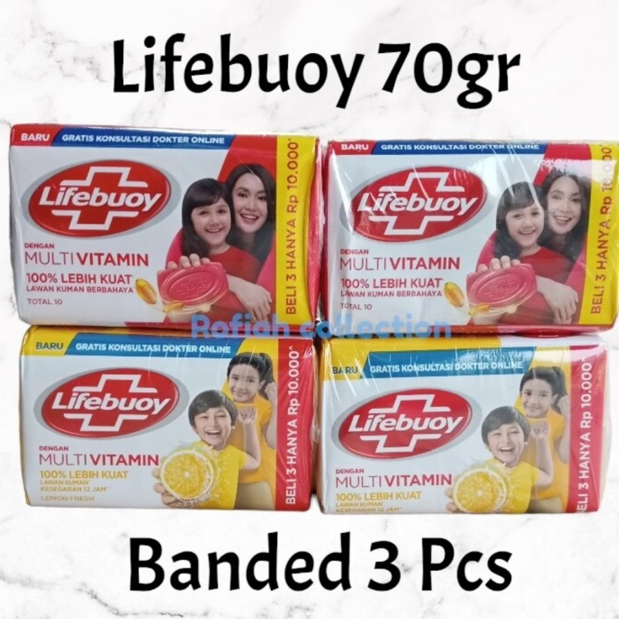 Jual LIFEBUOY NETTO 70 GR BANDED 3 PCS | Shopee Indonesia