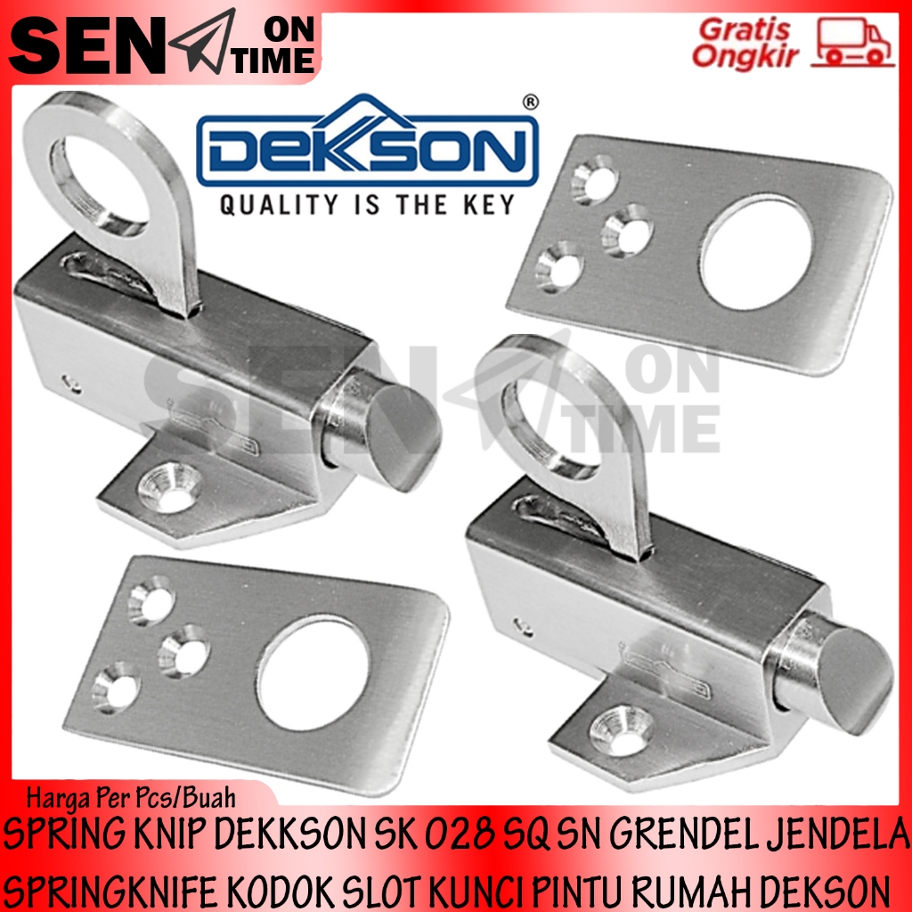 Jual SPRINGKNIFE GRENDEL SLOT KODOK SPRING KNIP JENDELA DEKKSON SK 028 ...