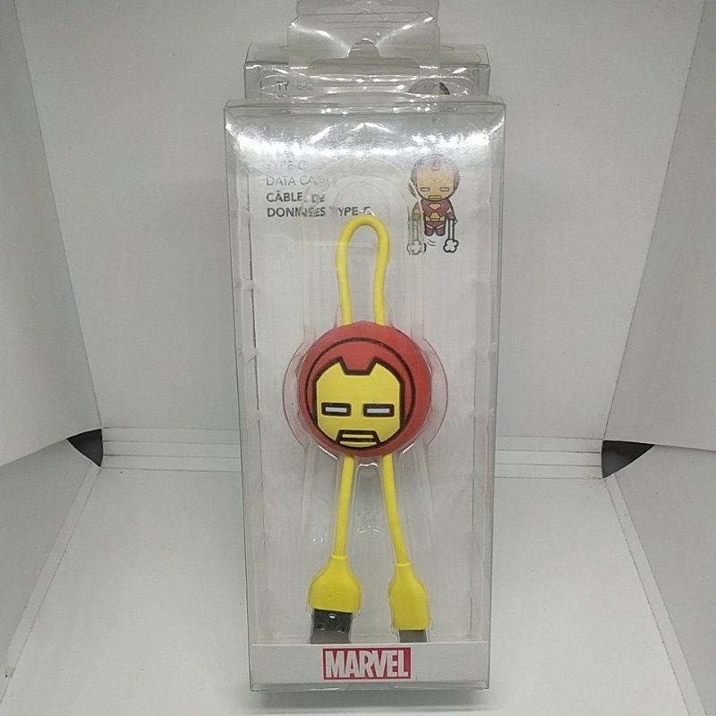 Jual Miniso Kabel Data 2.1A 5V Type C Marvel Spiderman Ironman | Shopee ...