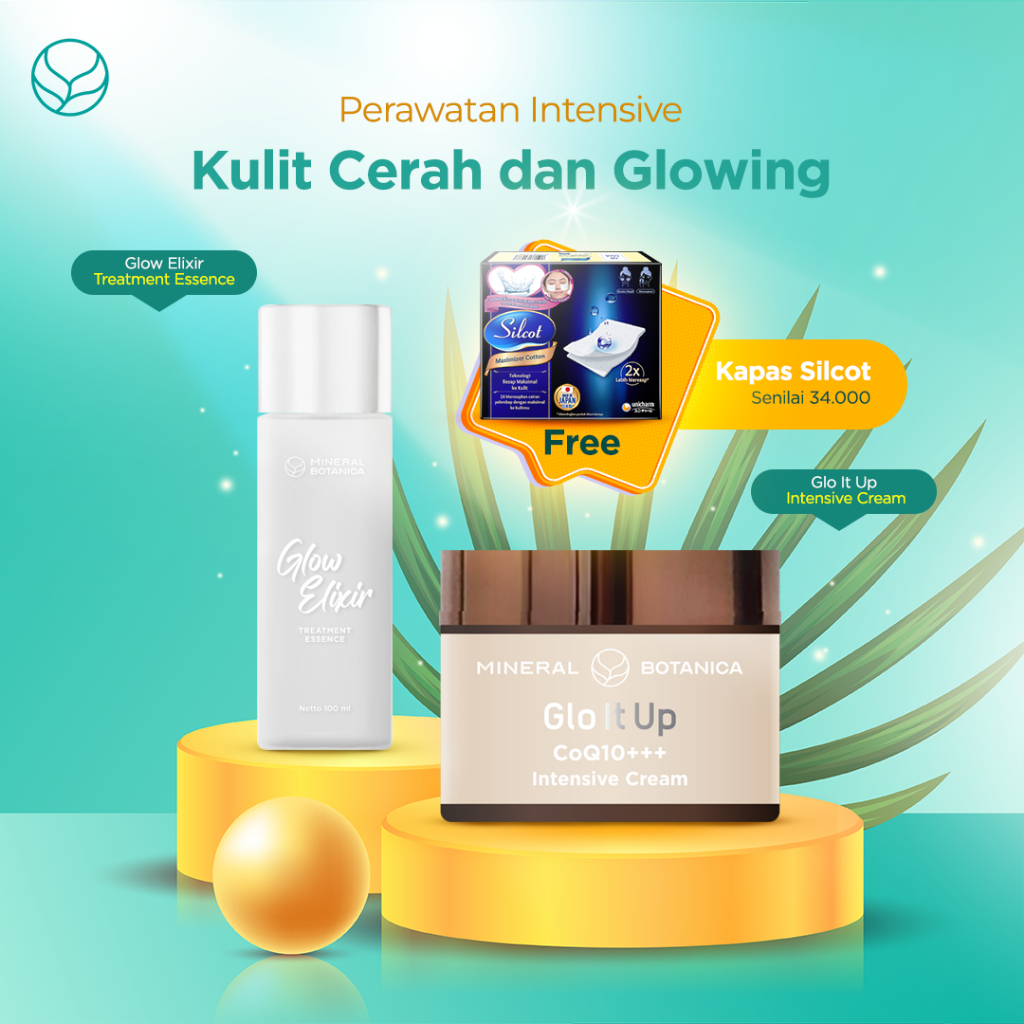Jual Mineral Botanica Glow Elixir Essence & Glo It Up Intensive Cream ...