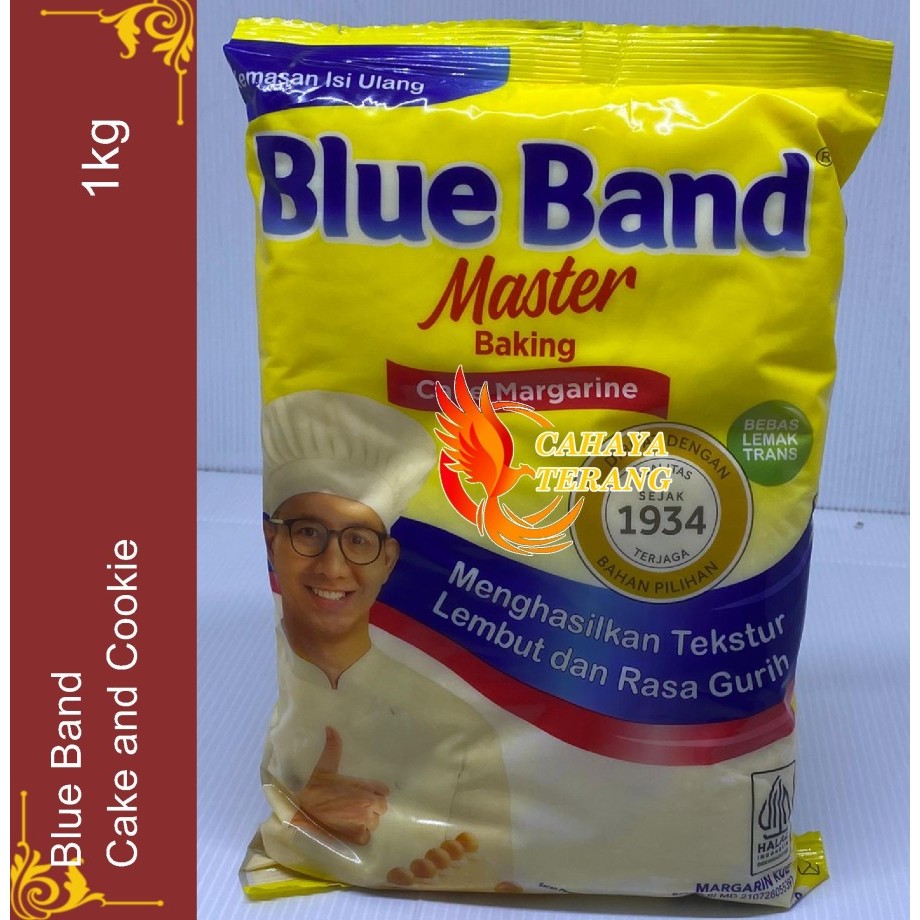 Jual Blue Band Cake Margarine Pillow Pack 1 kg Cake Margarin Mentega ...