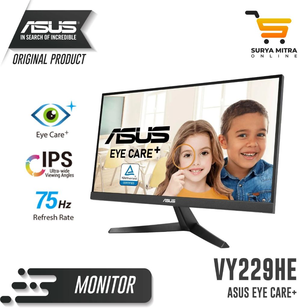 Jual Monitor ASUS VY229HE 22" Eye Care FHD IPS 75Hz | Shopee Indonesia