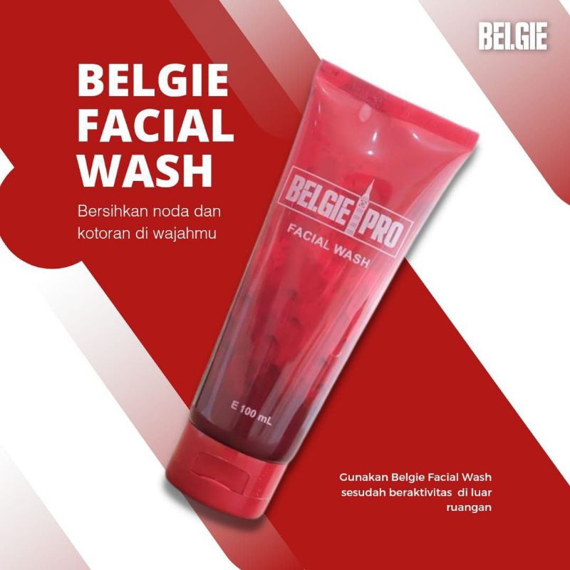 Jual BELGIE PRO FACIAL WASH 100% ORIGINAL | Shopee Indonesia
