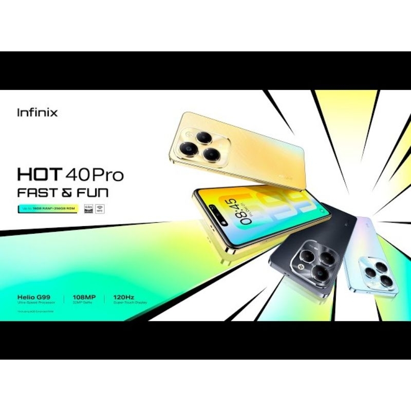 Jual INFINIX HOT 40i HOT 40 PRO 16GB 8GB + 8GB 256GB GARANSI RESMI ...
