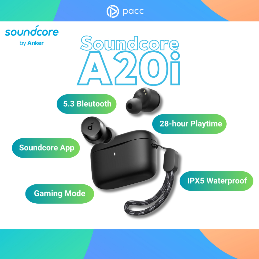 Jual Headset Bluetooth TWS Soundcore A20i A3948H11 - BLACK | Shopee ...