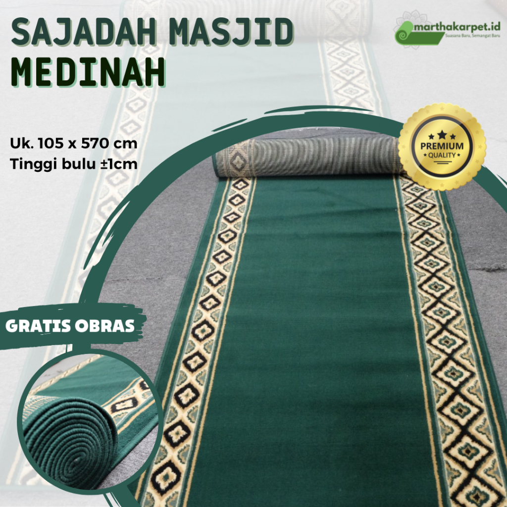 Jual Sajadah Roll Karpet, Runner Karpet Sejadah, Sjadah Karpet, Merah ...