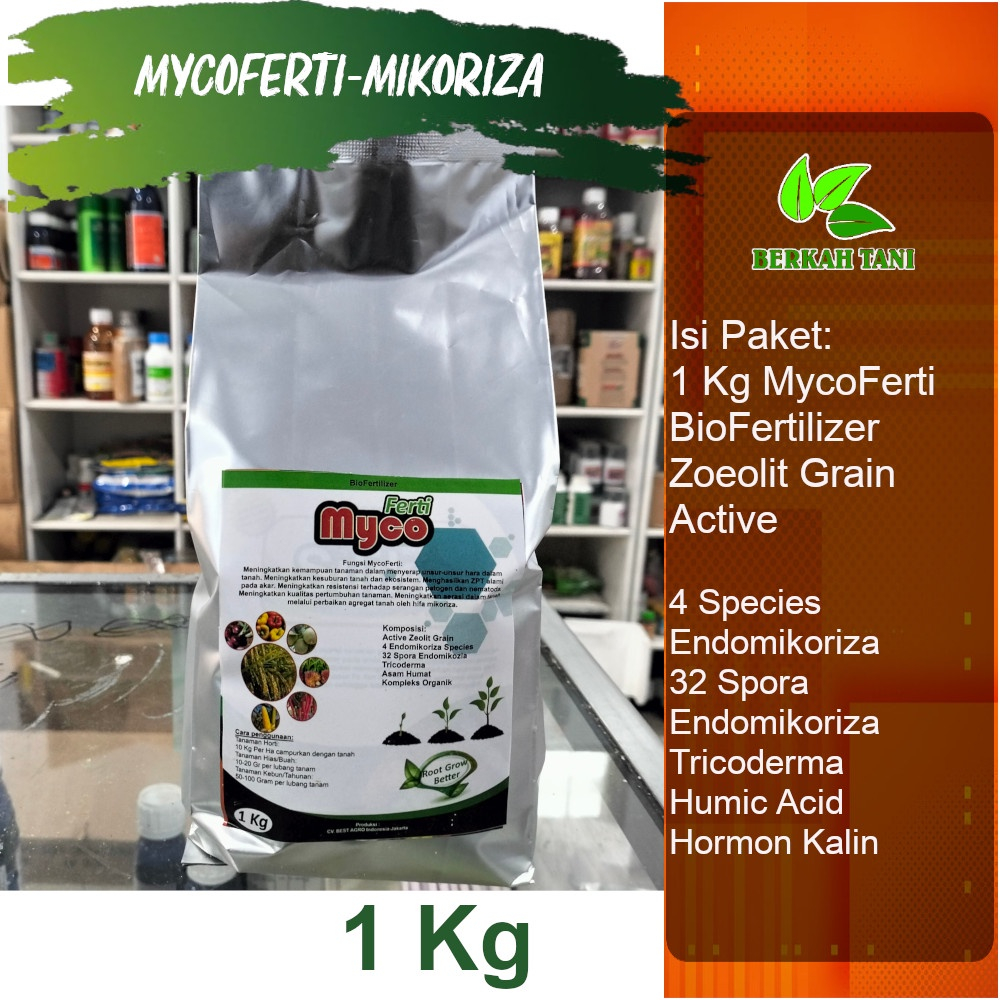 Jual MycoFerti 1 Kg Pupuk Mikoriza BioFertilizer | Shopee Indonesia