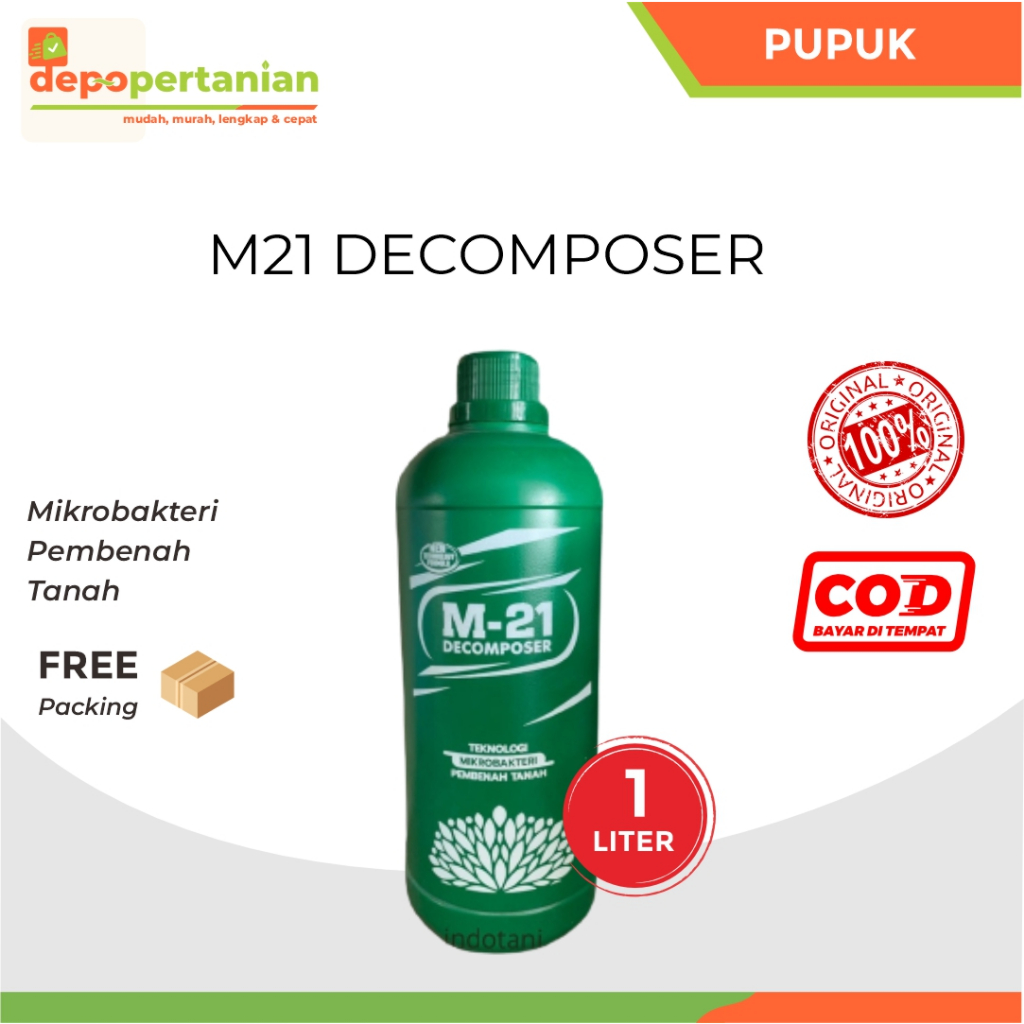 Jual Depo Pertanian - M21 Decomposer 1 Liter Pupuk Pembenah Tanah Penyubur Tanah Mikro Bakteri ...