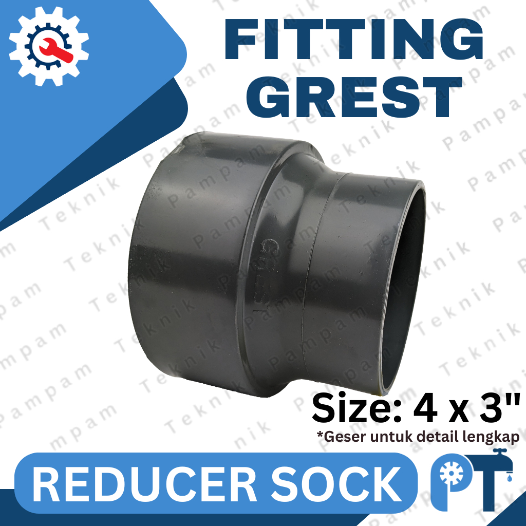 Jual Reducer sock 4 x 3 Grest - Vlok sok 4" x 3" Ploksok 4x3 inch ...