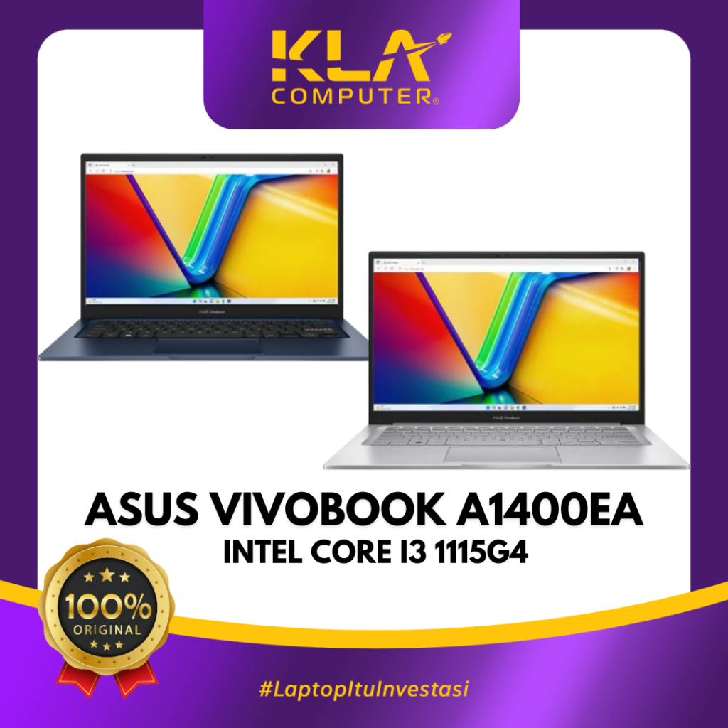 Jual Asus Vivobook 14 A1400EA FHD352 i3 1115G4 RAM 8GB SSD 512GB Win11 ...