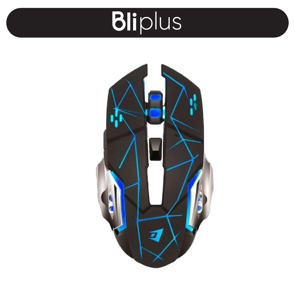 Jual Gaming Mouse Rechargeable Wireless Mouse Jertech W200 LED RGB High ...