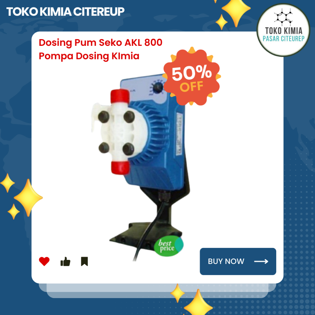 Jual Pompa Dosing Pump Seko AKL 800 Pompa Dossing Chemical Kimia AKL800 ...