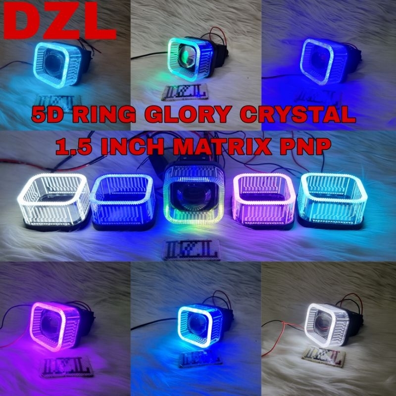 Jual lampu shroud biled matrix ring acrylic 5d glory crystal rgb pnp 1. ...