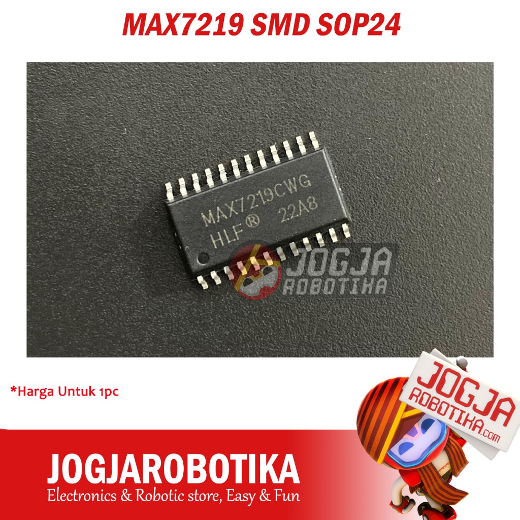 Jual IC MAX7219 MAX7219CWG MAX7219EWG SOP24 SMD LED Display Diver | Shopee Indonesia
