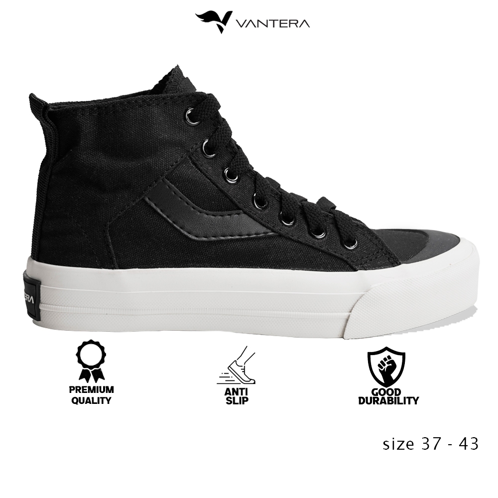 Jual Vantera - Ultimate High Black | Sepatu | Sneakers | Sepatu ...