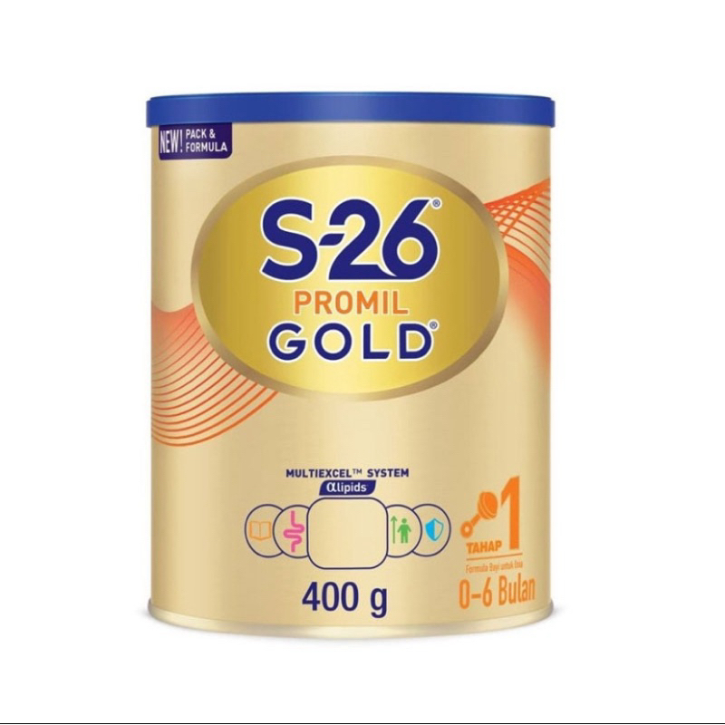 Jual S-26 PROMIL GOLD TAHAP 1 Kaleng 400gr dan 900gr | Shopee Indonesia