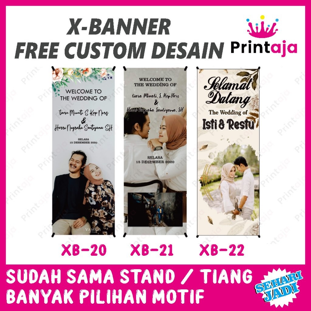Jual (FREE DESAIN) EDISI 3 Cetak paket spanduk XBANNER + TIANG | WISUDA ...