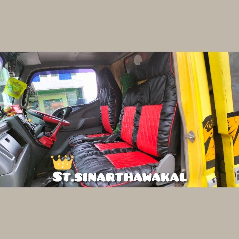 Jual (bonus cover setir) Sarung jok Sofa Canter, Ragasa, Elf.macan, Elf ...