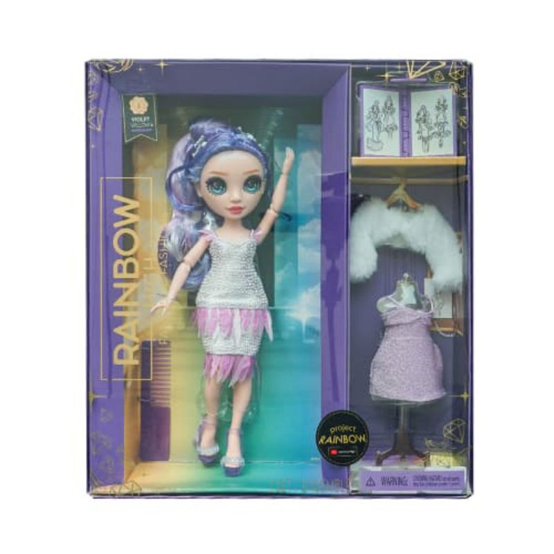 Jual Rainbow High Set Boneka Fantastic Fashion Violet 587385euc ...