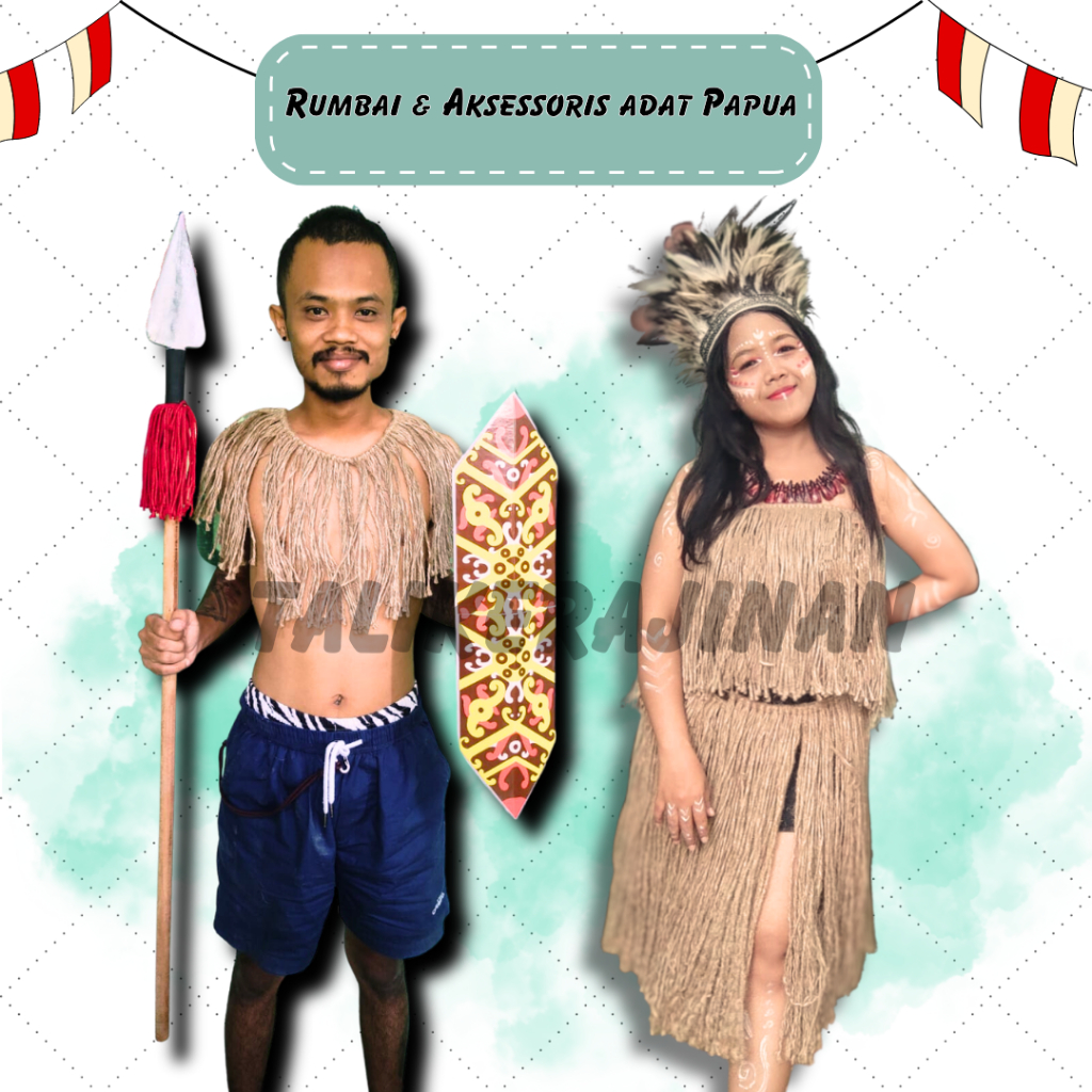 Jual Atribut adat papua - aksesoris karnaval pawai t0mbak mainan ...