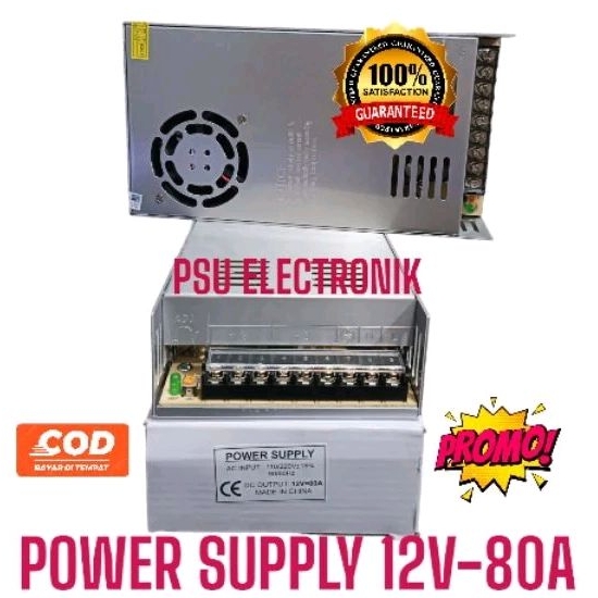 Jual Trafo Power supply switching Adaptor 12V 80A Trafo indoor Murni 12 ...