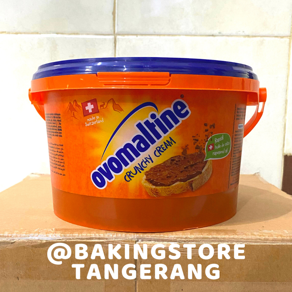 Jual Ovomaltine Crunchy Cream 2,5 kg | Ovomaltine 2.5 kg | Shopee Indonesia