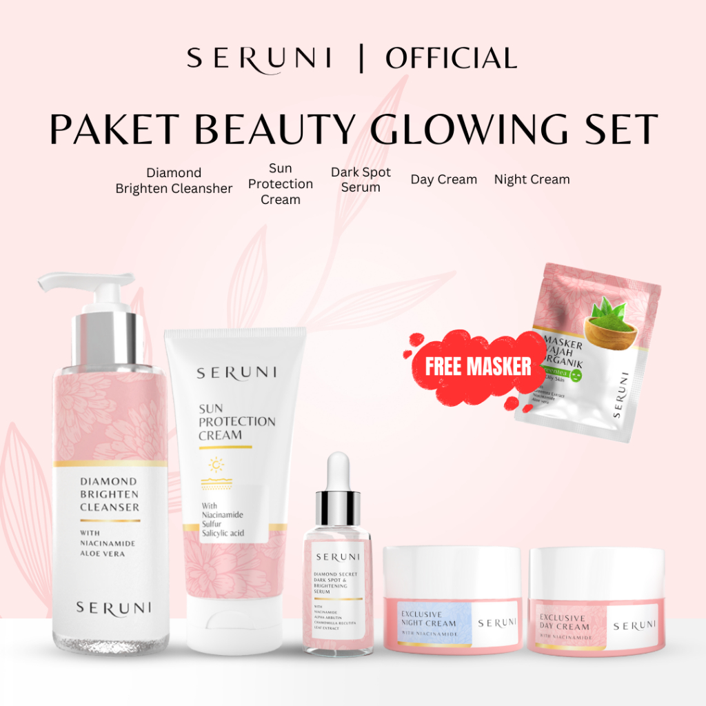 Jual [FREE 2 PRODUK] Seruni – Paket Beauty Glowing Set – Membantu ...