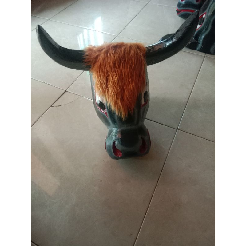 Jual bantengan anak/bantengan mainan/bantengan bulu/bantengan murah ...