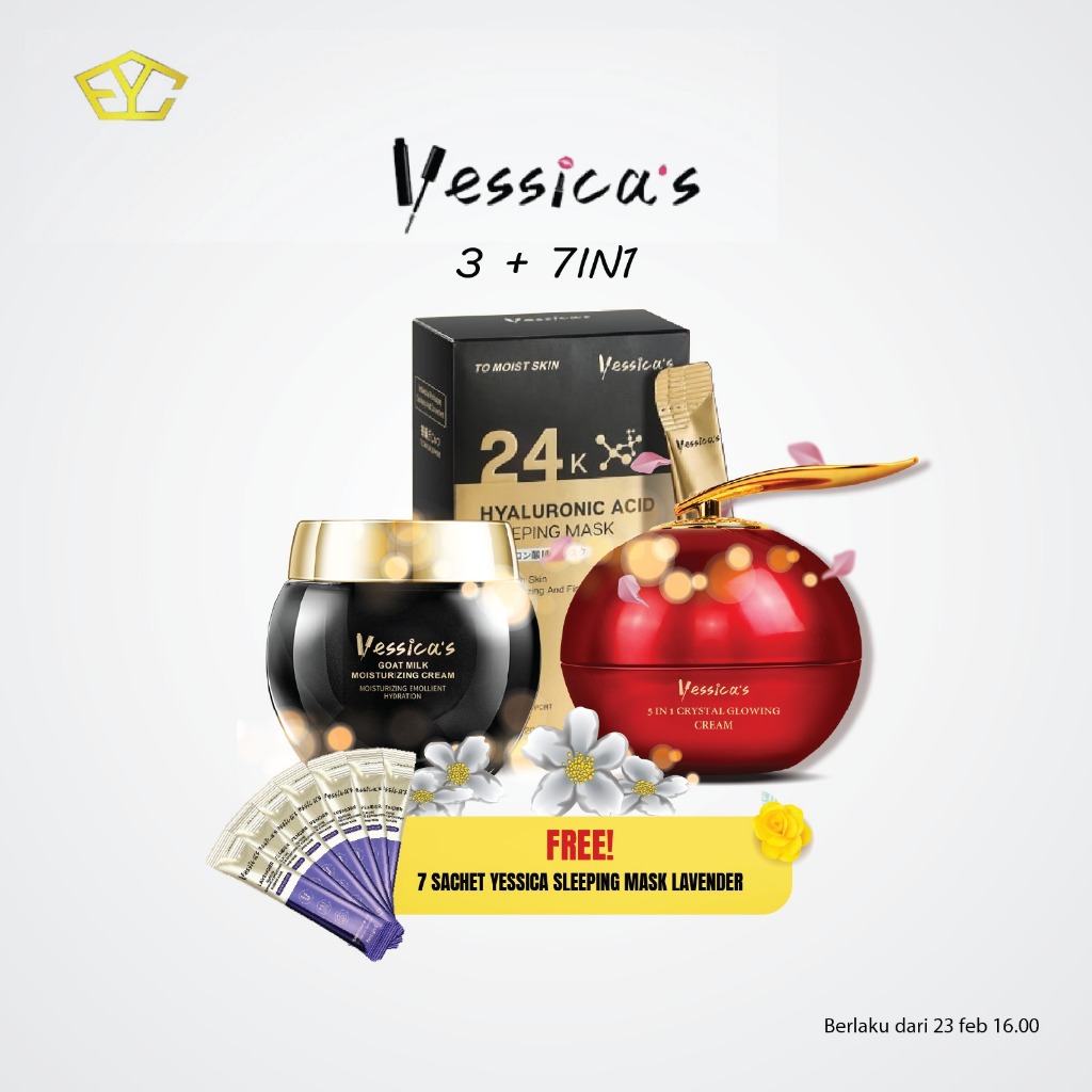 Jual FYC [Clara Ega's Choice] Yessica's [3+7IN1] Sleeping Mask + Goat ...