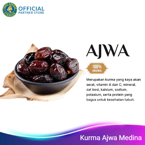 Jual Kurma Ajwa 500gr premium qualitas / Kurma Nabi / Kurma Arab Medium | Shopee Indonesia