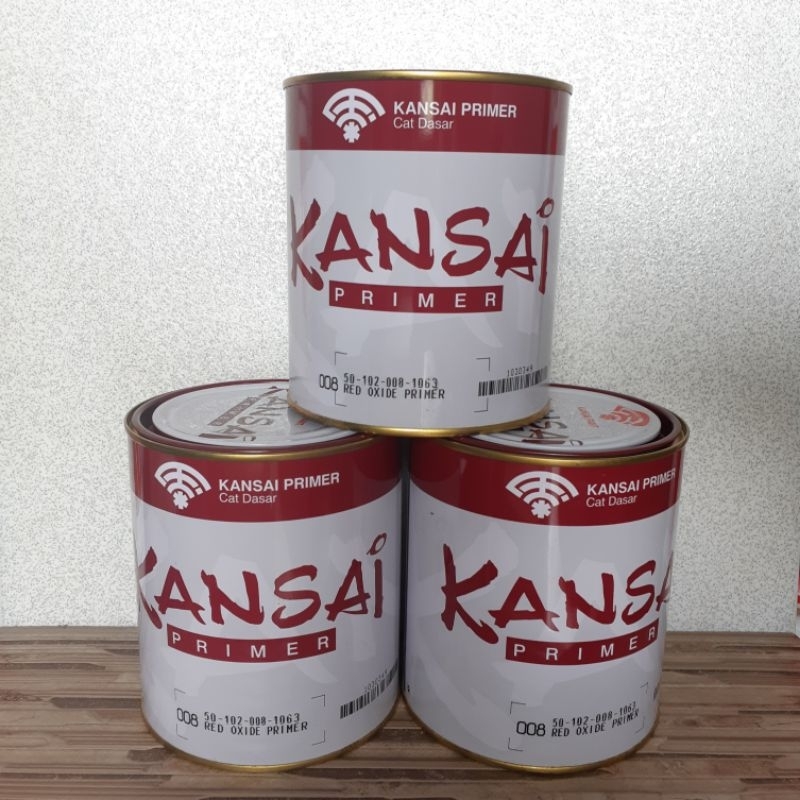 Jual Kansai Primer RED OXIDE PRIMER Cat Dasar Besi Kayu 1kg | Shopee ...