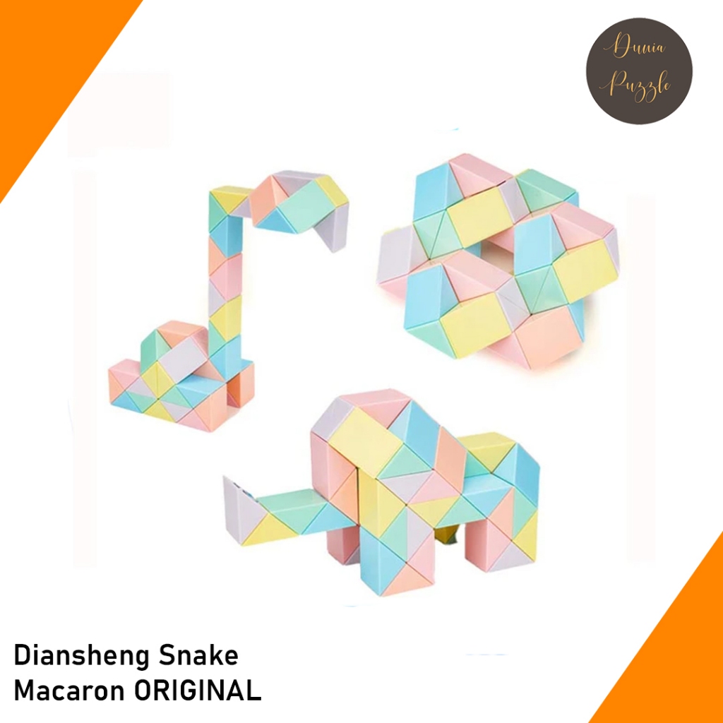 Jual Rubik Snake Diansheng Snake Pastel ORIGINAL TERMURAH 24 36 48 72 ...