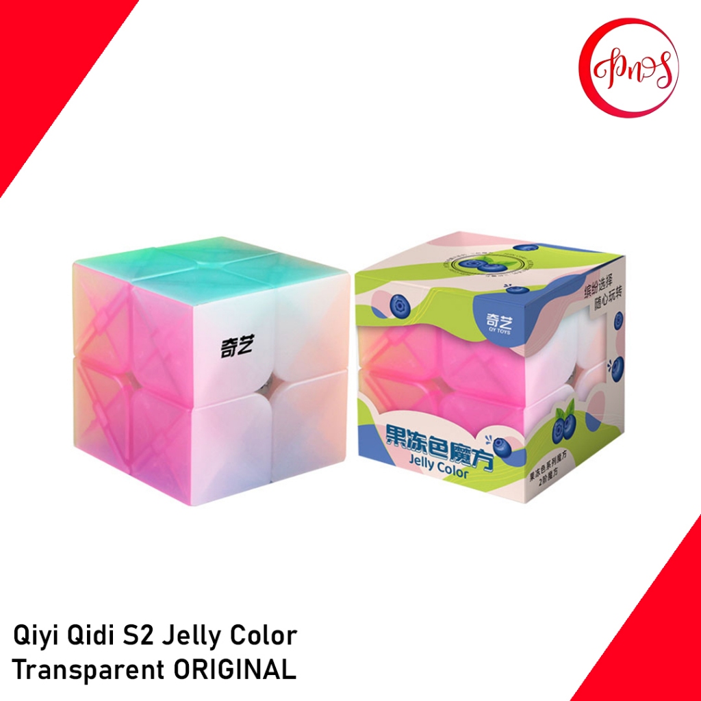 Jual Rubik 2x2 Qiyi Qidi S2 2x2 Jelly Version Transparent ORIGINAL ...
