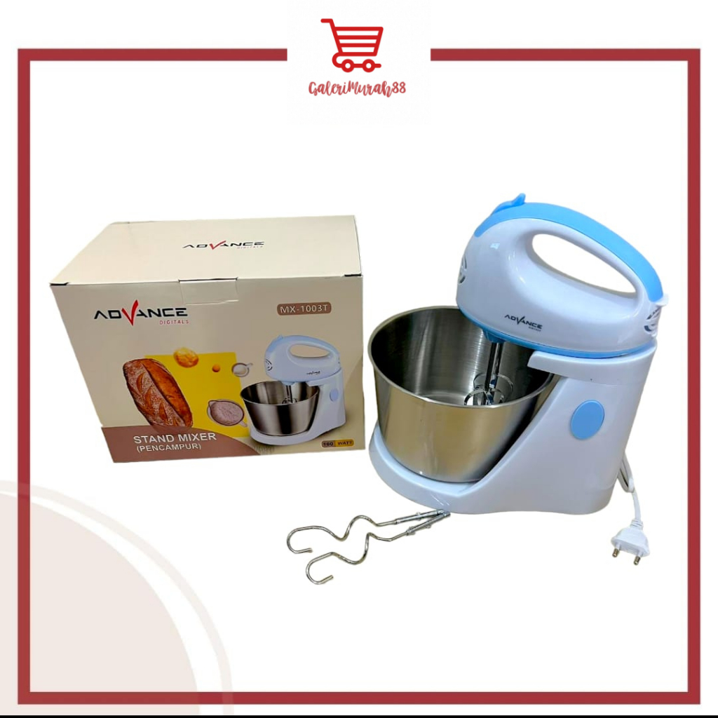 Jual Mixer Advance MX-233 Blue / Hand Mixer Tangan / Mixer 7 Kecepatan ...