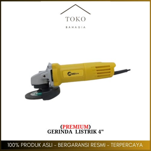 Jual Mesin Gerinda (4") Tangan Listrik Premium Angle Grinder MAILTANK ...