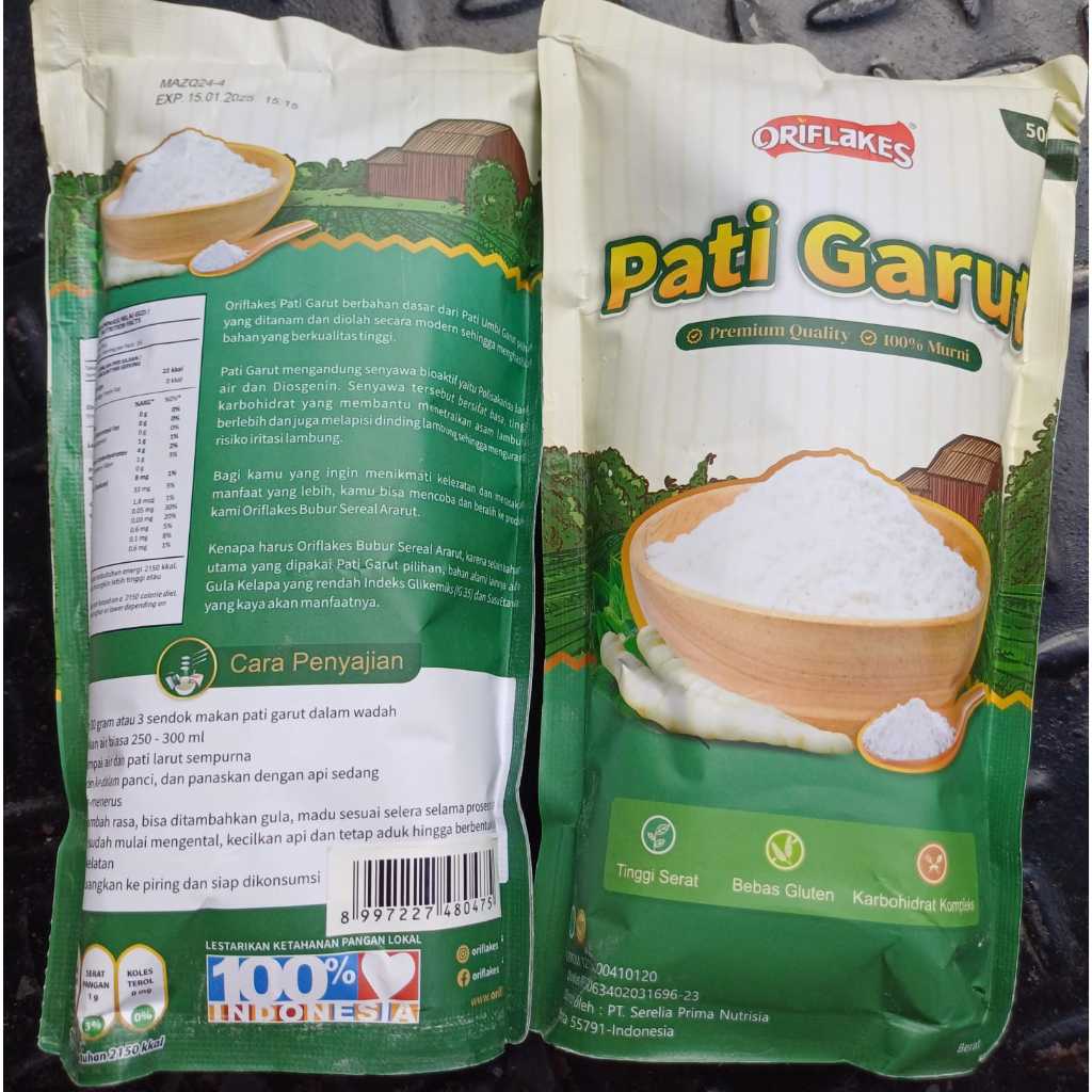 Jual PATI GARUT PREMIUM ORIFLAKES 500 GR--EXP23AGUST2026 | Shopee Indonesia
