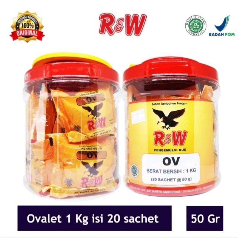 Jual Emulsifier SP Ovalet Pengemulsi Pelembut Pengembang Kue Roti ...