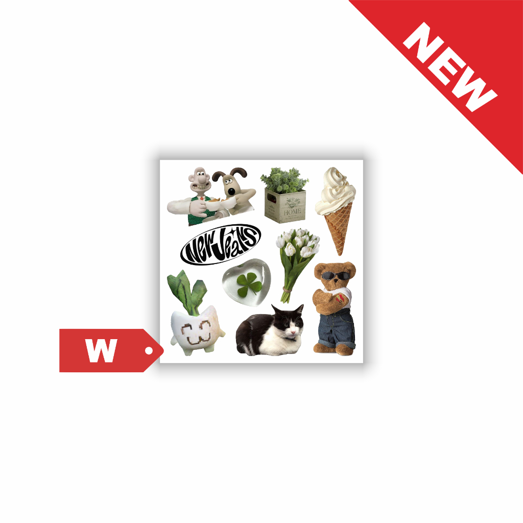 Jual mini sticker sheet aesthetic deco y2k kidcore cute thence ...