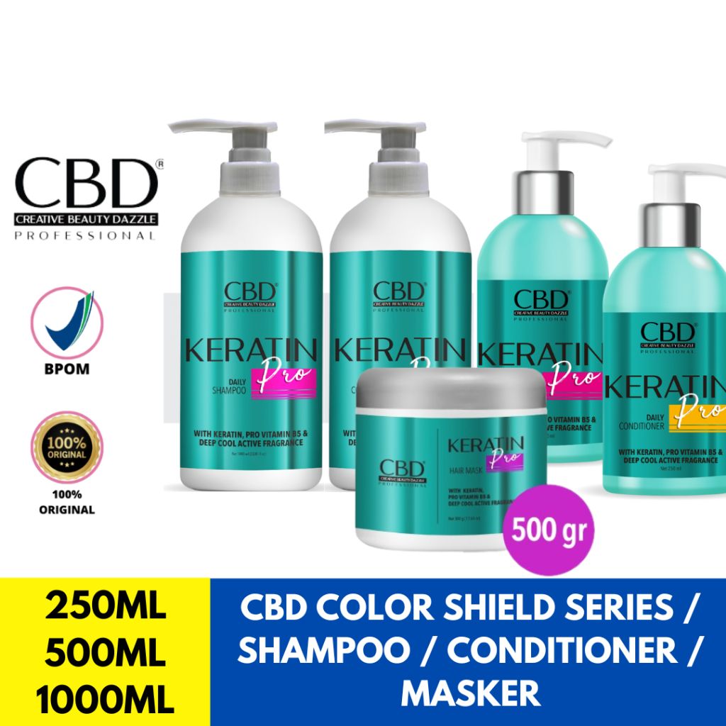 Jual CBD Keratin Daily Pro Treatment Series / Masker / Shampoo ...
