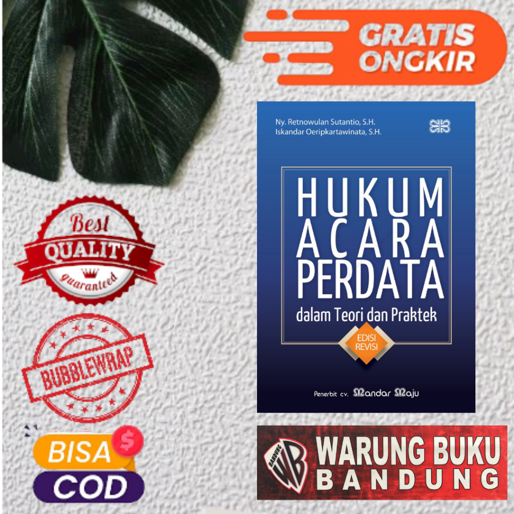 Jual Buku Hukum Acara Perdata dalam Teori dan Praktek Edisi Revisi - Ny. Retnowulan Sutantio, SH ...