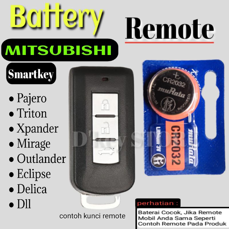 Jual Baterai Battery Batre Batrai Untuk Remote Remot Mobil Pajero ...
