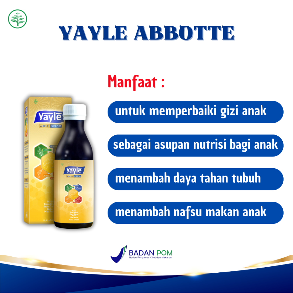 Jual YAYLE ABBOTTE VITAMIN UNTUK ASUPAN NUTRISI DAN GIZI ANAK PALING ...
